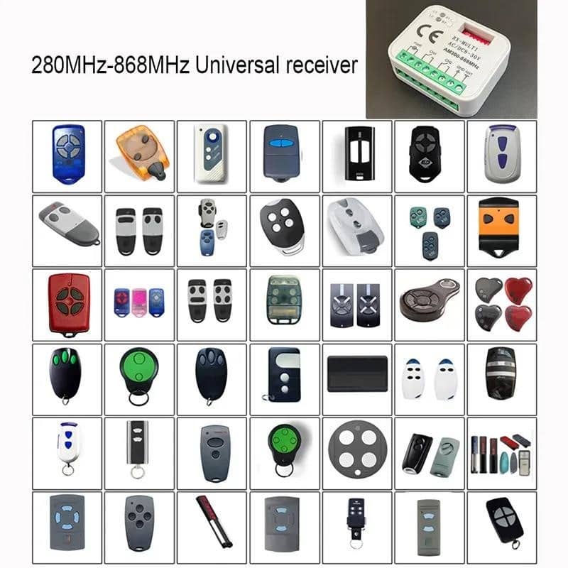 Receptor universal RX MULTI 300-868MHz pentru TOP432NA TOP432EE ...