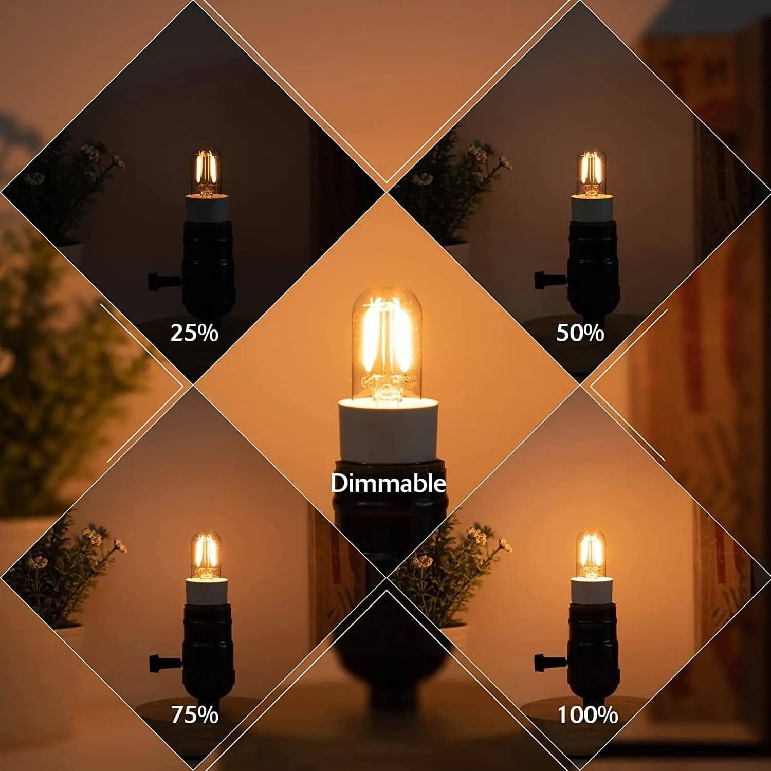 Becuri Led Edison T20 1W Dimmabile E14 2200K 2700K 4500K 6000K Mini ...