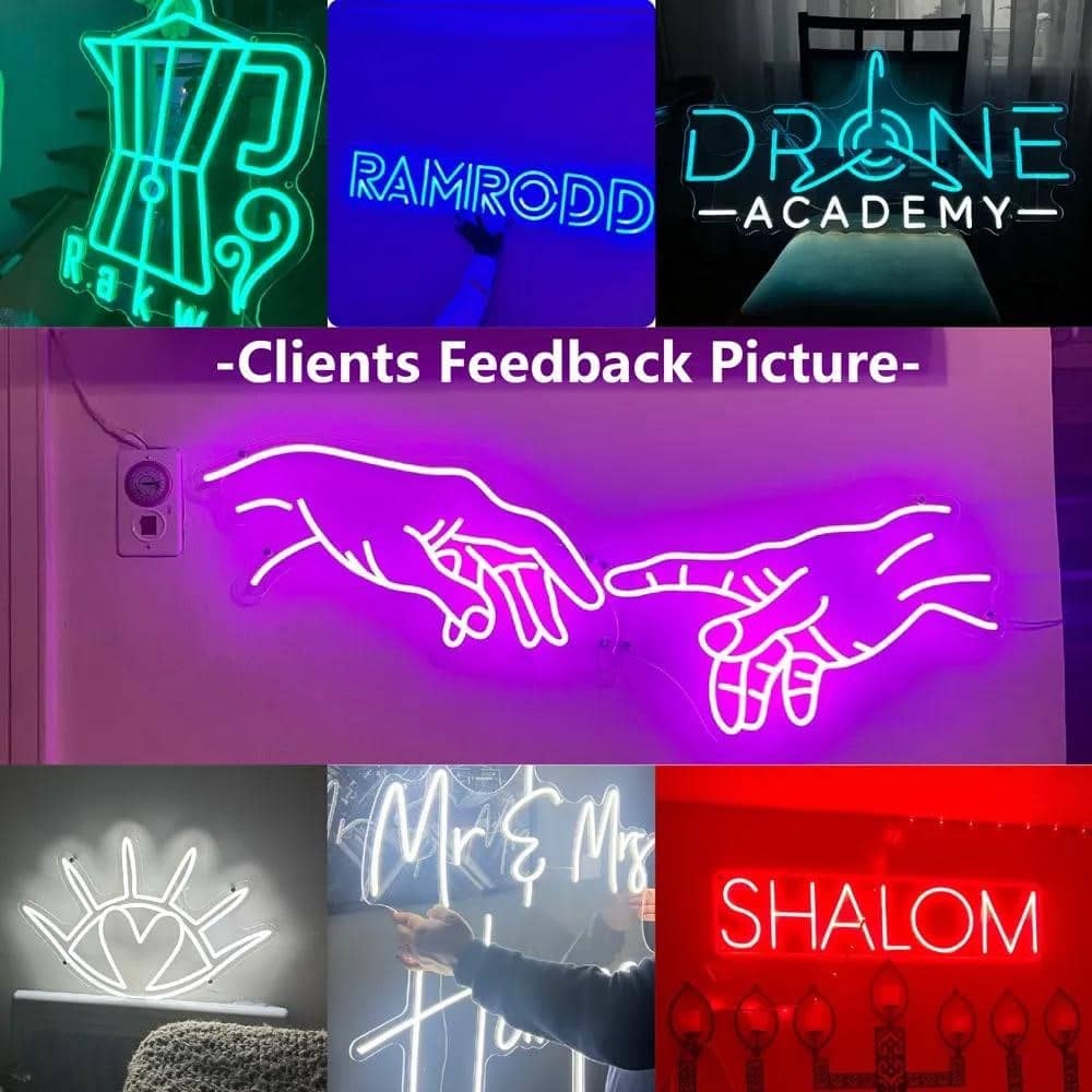 Semne Neon Personalizate Scrisoare Luminoasă Personalizată Decorare ...