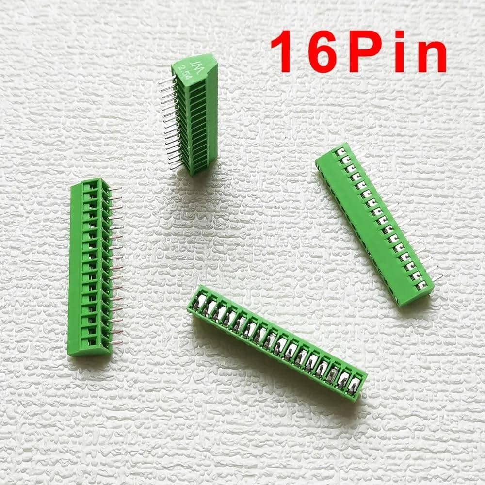 Conector bloc terminal cu șurub PCB cu pas de 2,54 mm/0,1" 2P 3P 4P 5P 6P 7P 8P 9P 10P 12P 16Pin ...